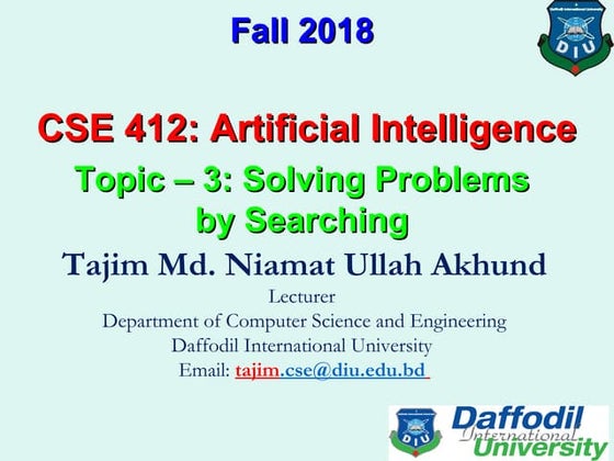 AI: AI & Problem Solving | PPT AI: AI & Problem Solving | PPT