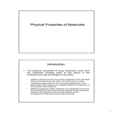 Topic 4-physical-properties-of-molecules | PDF