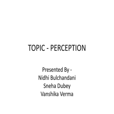 TOPIC - PERCEPTION.pptx