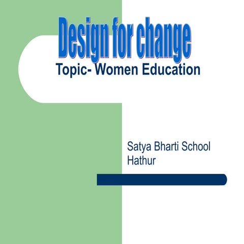 Topic women education | PPT