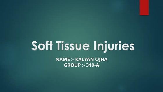 Common Sports Injuries | PPTX