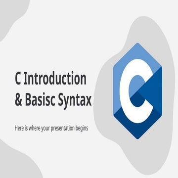 Basis Syntax and Introduction to C Programming.pptx