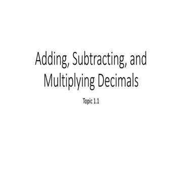 435344261 Adding And Subtracting Decimals Pptx