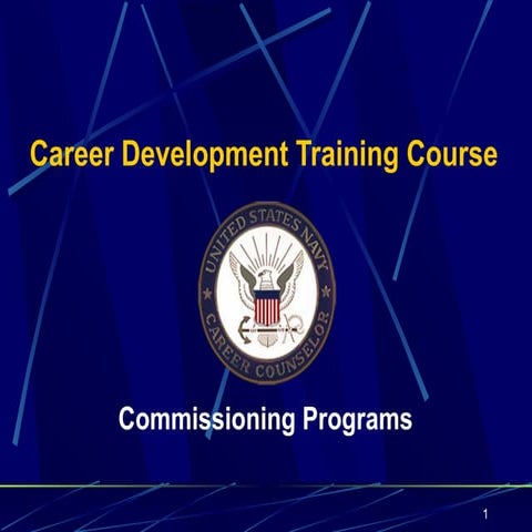 Topic 1.23 Commissioning Programs | PPT