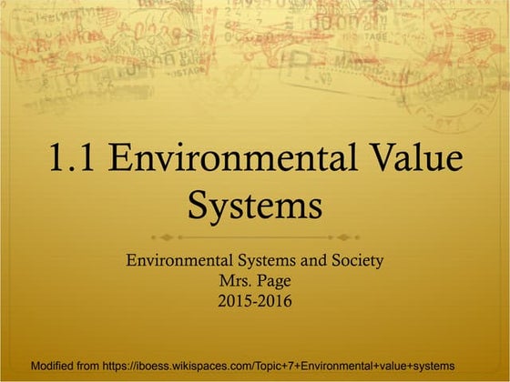 Environmental Ethics, issues and possible solutions | PPTX