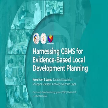 Topic 1 - Community-Based Monitoring System (CBMS) Overview .pdf