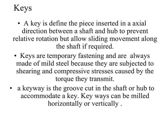 Design of keys | PPTX