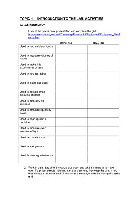 Scientificdrawings (lab equipment) | PPTX