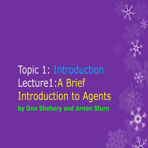 Topic 1 lecture 1 | PPT