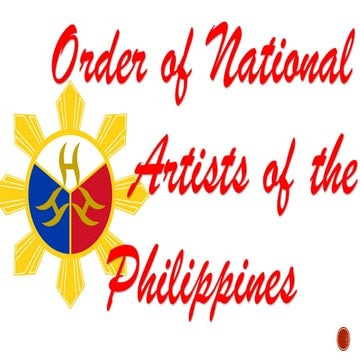 National Artists of the Philippines - CPAR | PPTX