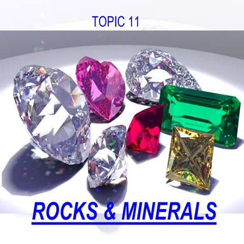 Minerals and Rocks | PPTX