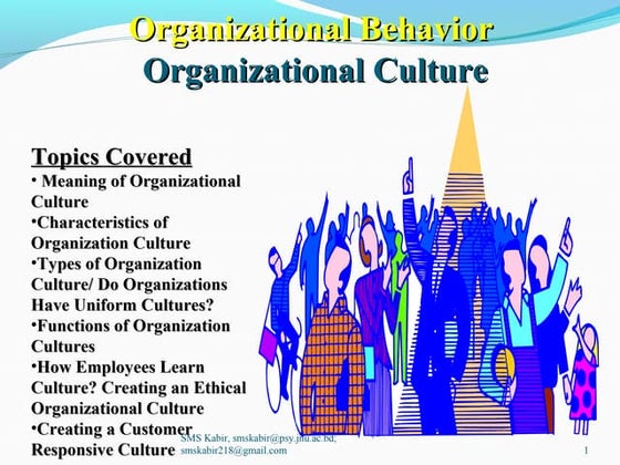 Organizational culture | PPT