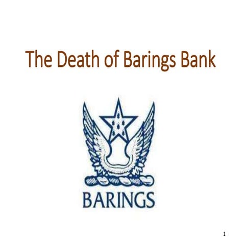 Topic 13 The Death of Barings Bank.pptx