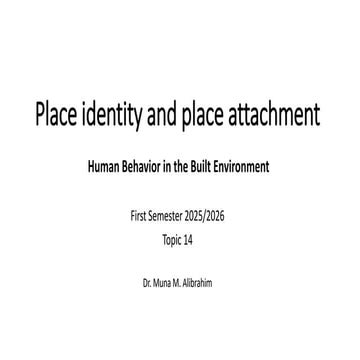Understanding Place Identity and Attachment in Environmental Psychology ...