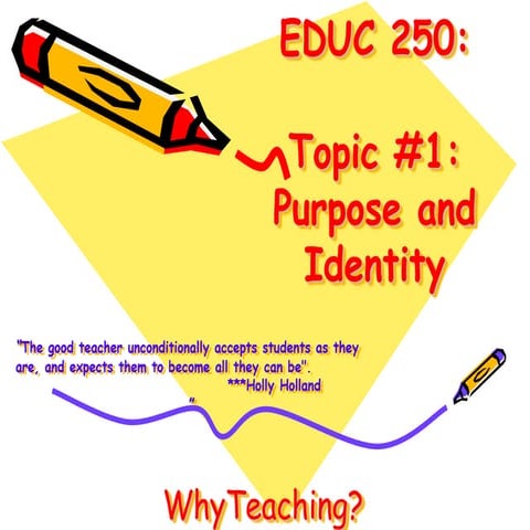 Topic 1b: Why Teaching? | PPTX