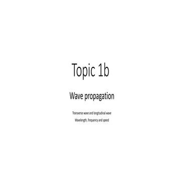 Topic 1b Propagation of wave.pptx