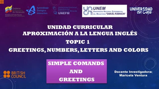 English classroom commands | PPTX