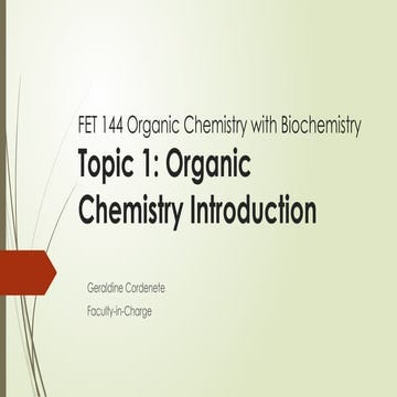 Topic 1 Introduction Organic Chemistry.pptx