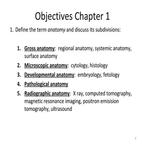 Topic 1 lecture objectives | PPT