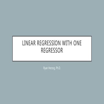 Linear Regression | PPTX