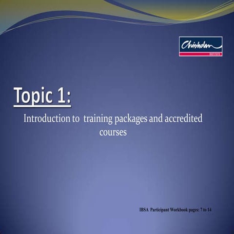 Training packages | PPTX