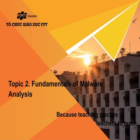 Topic 2. Fundamentals of Malware Analysis .pptx