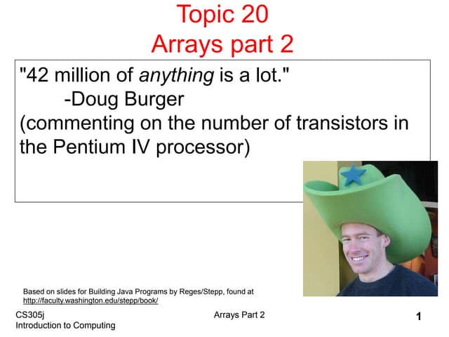 Topic20arrayspart2ppt 7746