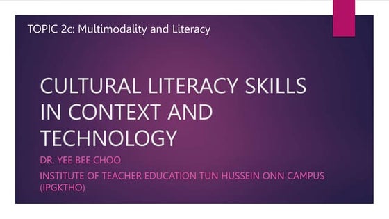 Multimodal texts | PDF
