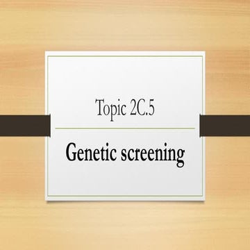 AS Level Biology --Genetic screening.pdf