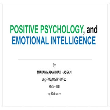 POSITIVE PSYCHOLOGY and EI.pptx