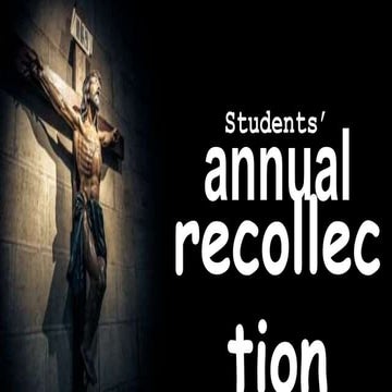 Recollection Module Grade 12 senior high | PPTX