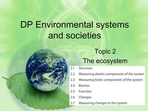 Ib ess exam notes | PDF