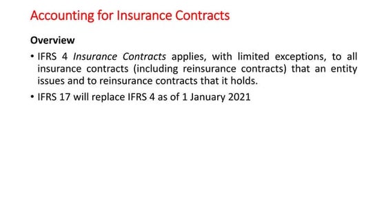 IFRS 17 Insurance Contracts by @Wikitree | PDF | Business Accounting ...