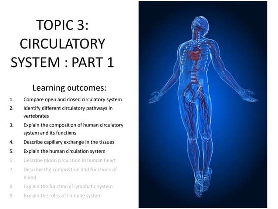 Open and close circulatory systems and examples | PPTX