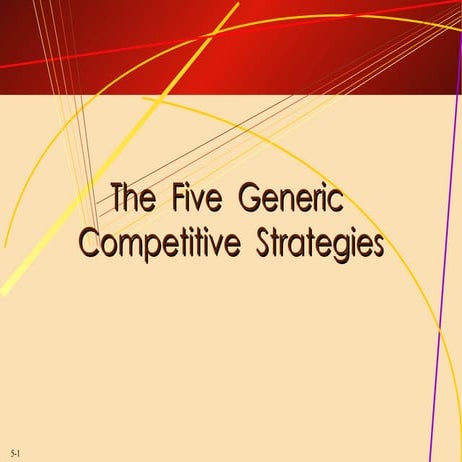 Chapter 05 The Five Generic Competitive Strategies.pptx