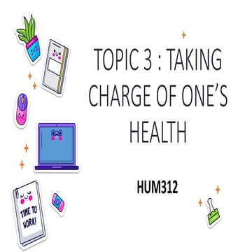 TOPIC 3 - Taking charge of one's health.pdf
