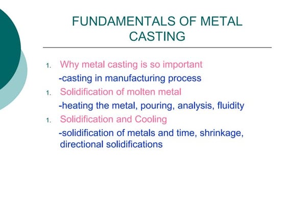 Brass shell casting | PPT
