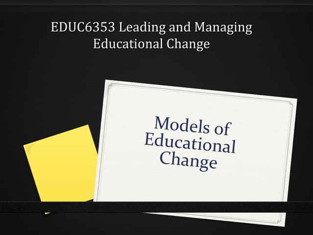 Fullan change model | PDF