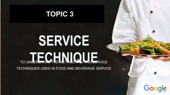 FOOD AND BEVERAGE SERVICE PROCEDURES | PPTX | Bars & Restaurants ...