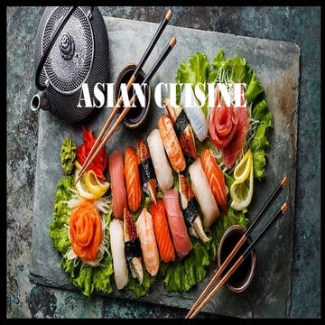 The oriental cuisine . | PPTX