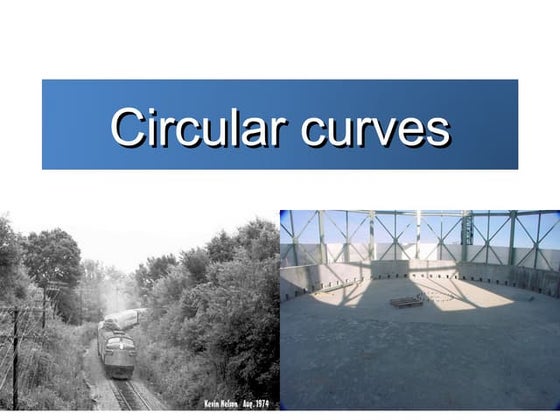 Lec. 11 setting out simple circular curve | PDF | Physics | Science
