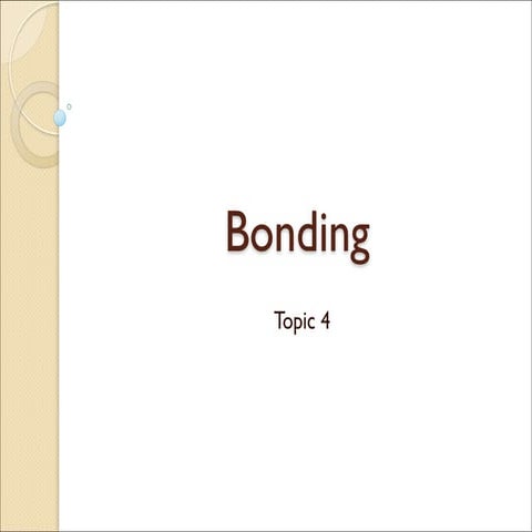 IB Chemistry: Topic 4: bonding | PDF