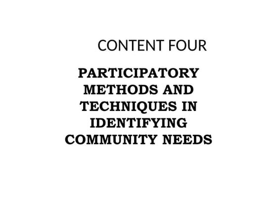 Functions of Communities | PPTX | Education