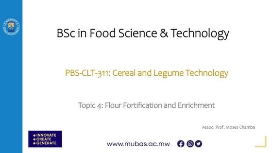 Enrichment and fortification | PPT