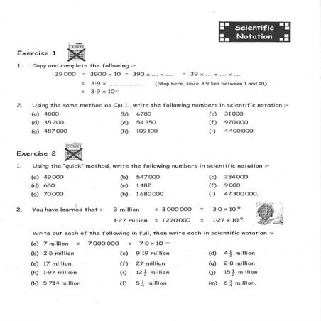 Topic 4 Scientific Notation Pdf