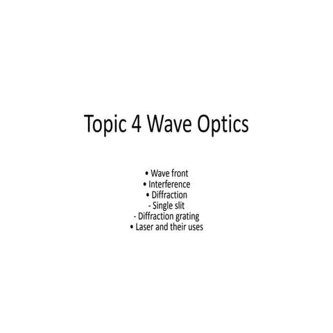 Topic 4 Wave optics (English).pptx