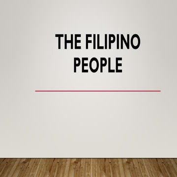 TOPIC5.pdf the Filipino people in history | PPT