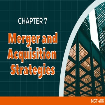 TOPIC 5 - Merger and Acquisition Strategies.pdf