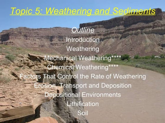 Weathering and its agents | PPT
