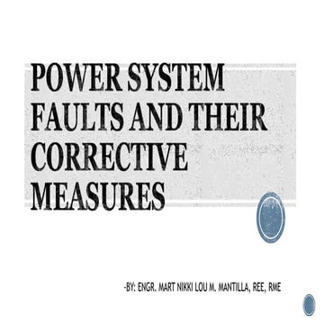 TOPIC 6.2- Power System Faults and Protection System.pptx